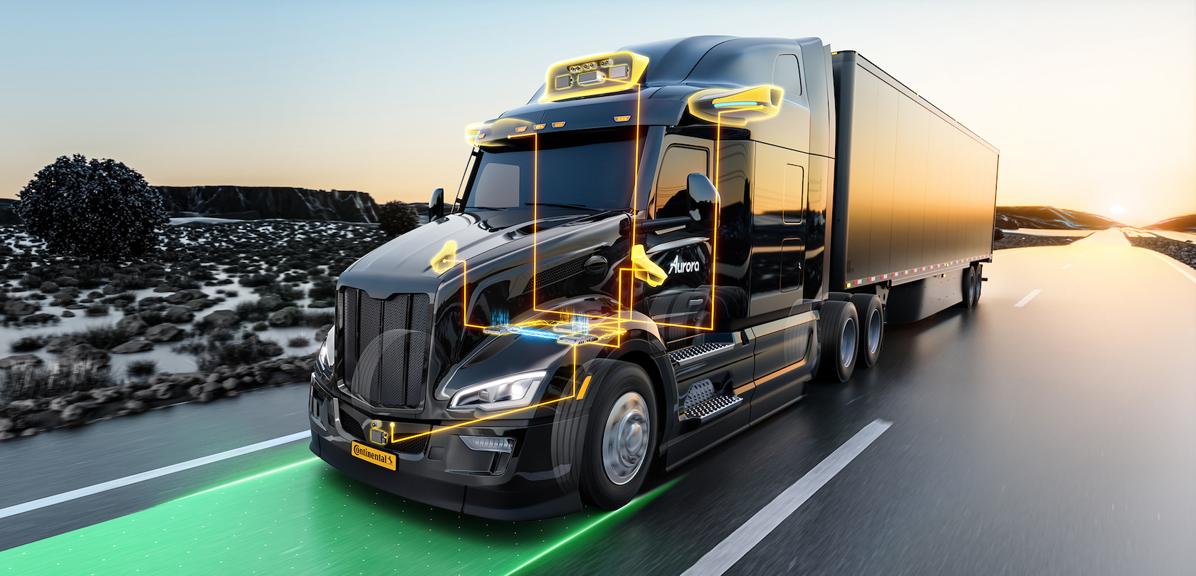 Self-Driving Trucks Will Soon Appear on Highways Using Continental Tech ...