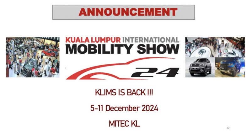 Called KLIMS, Kuala Lumpur To Get Totally New Car Show For 2024 - Carlist